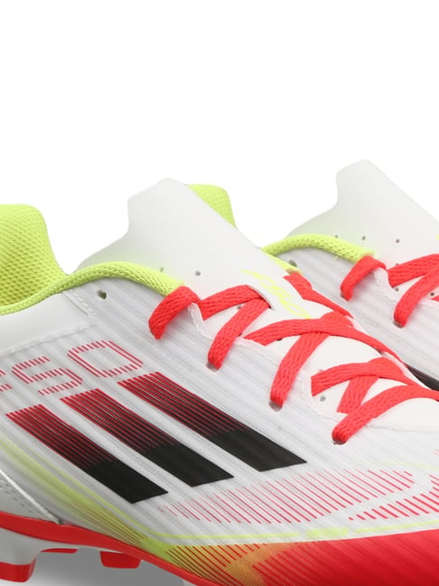 Football Sports Shoes by adidas for Men with White Finish
