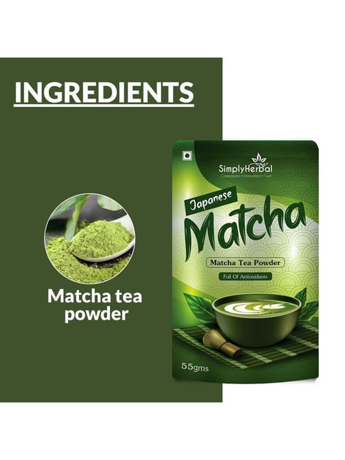 Simply Herbal Japanese Matcha Green Tea Powder - 55gm