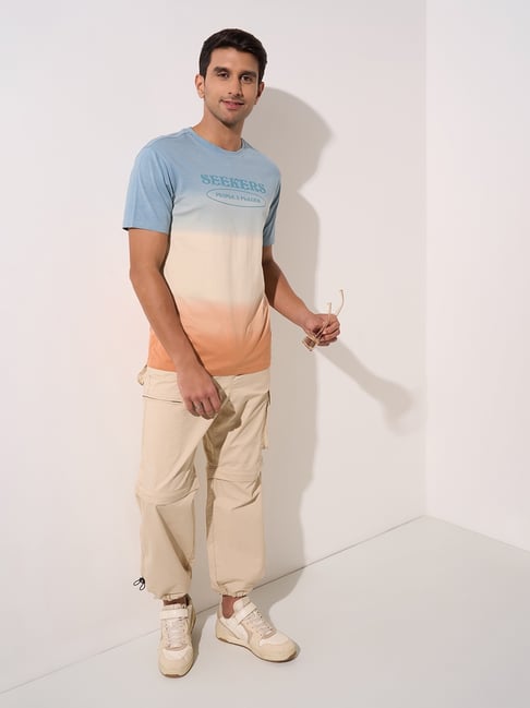 Multicolor T-shirts & Polos by 7 Alt by Pantaloons for Men