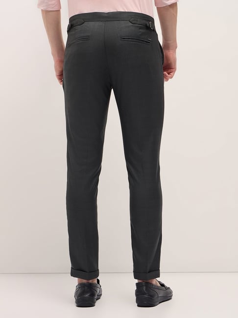 The Bear House Grey Trousers for Men