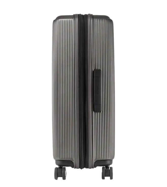 Buy Samsonite Matte Graphite Myton Large Hard Checked Luggage Online ...