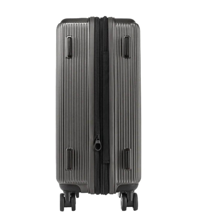 Buy Samsonite Matte Graphite Myton Large Hard Checked Luggage Online ...
