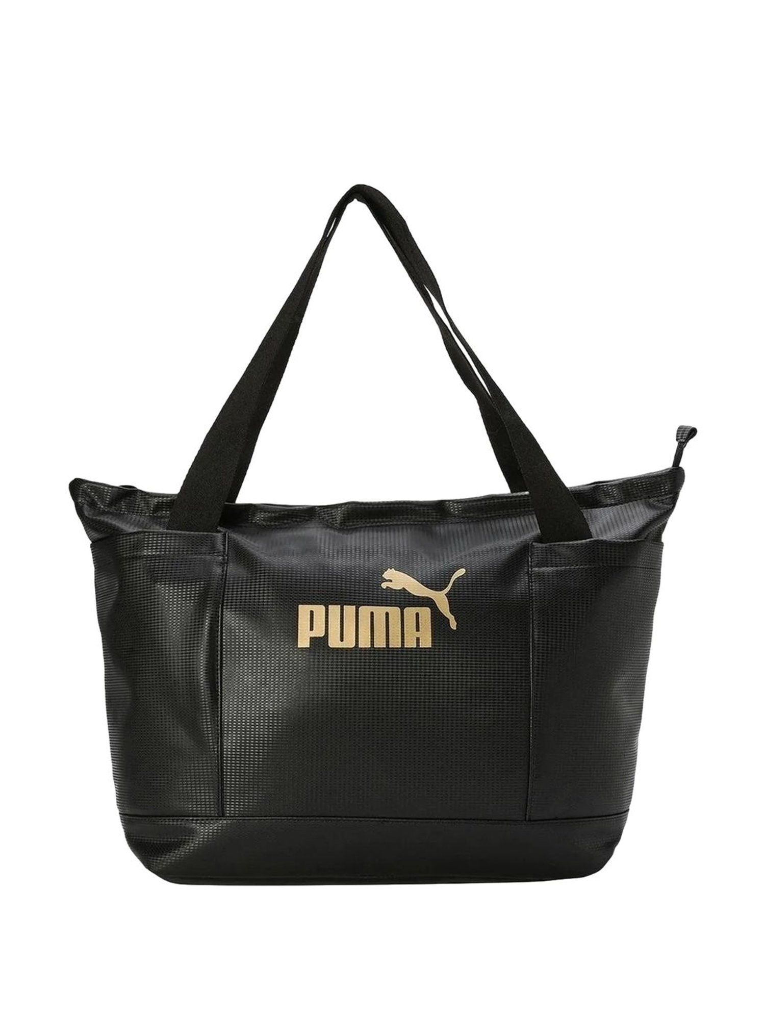 Puma Black Logo Tote Handbag