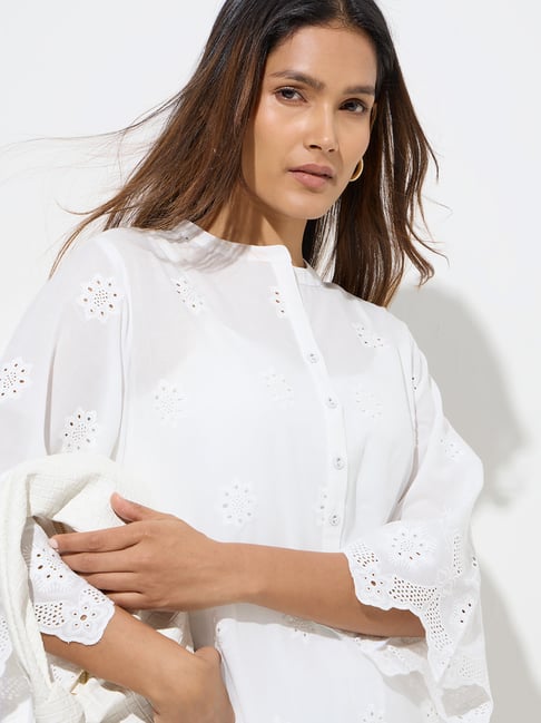 Women's Clothing Zuba Ethnic Wear Kurtis & Kurtas with 55% Linen, 45% ...