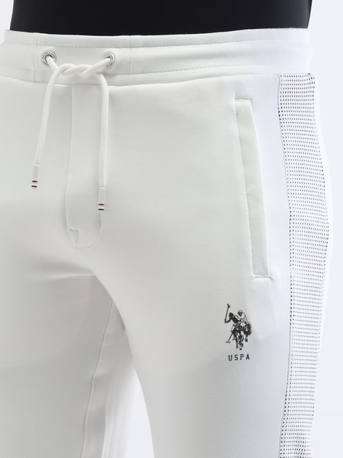 U.S. Polo Assn. Track Pants for Men in White