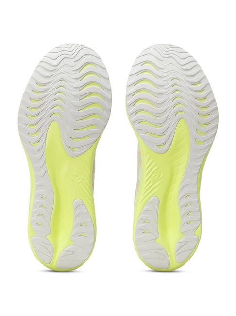 Cool Matcha & Bright Sunstone Running Sports Shoes for Men by Asics