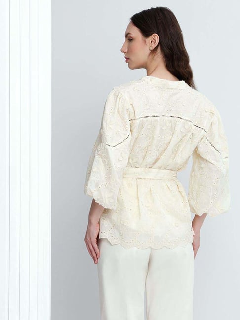 Women's Clothing Vero Moda Ecru Tops and T-shirts