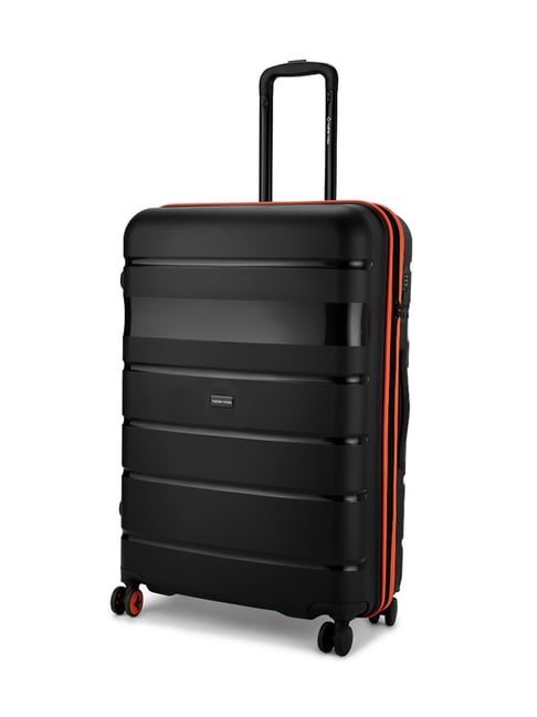 Nasher Miles Black Jupiter Large Hard Sided Checked Luggage - Price History