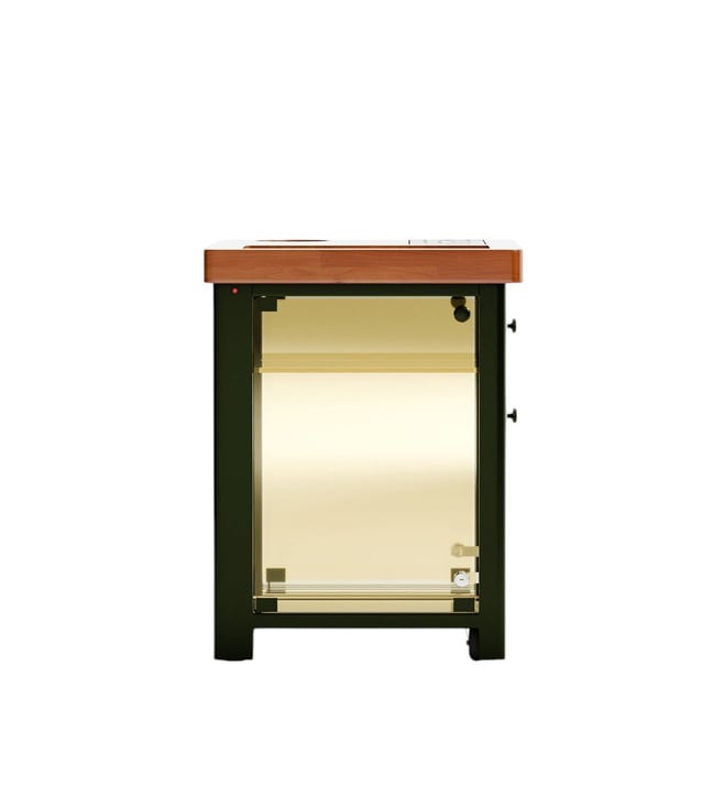 Buy HAUS OF BARS by SpeedX Royale Green Mini Bar With Display Cabinet Online @ Tata CLiQ Luxury
