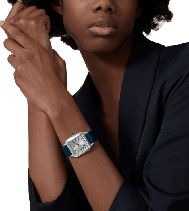 Buy Cartier WSSA0032 Santos Dumont Analog Unisex Watch Online @ Tata ...