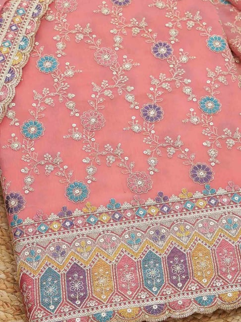 Women's Clothing Soch Peach Blouses and Dress Material