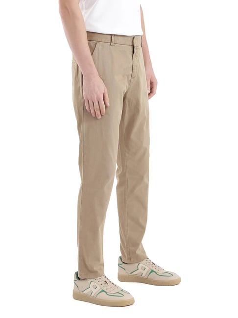Trousers & Chinos by Rare Rabbit in OLIVE for Men