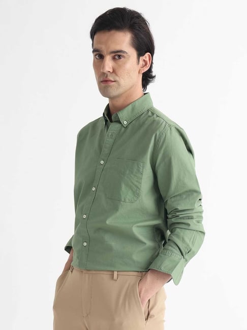 Shirts by Rare Rabbit in GREEN for Men