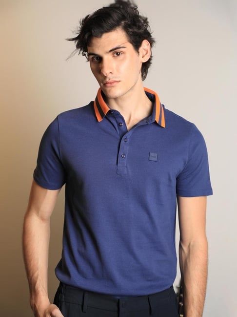 Rare Rabbit Men T-shirts & Polos in BLUE