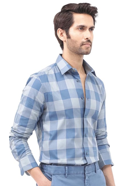 Rare Rabbit Shirts for Men in BLUE