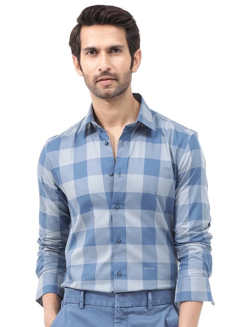 Rare Rabbit Men Shirts in BLUE