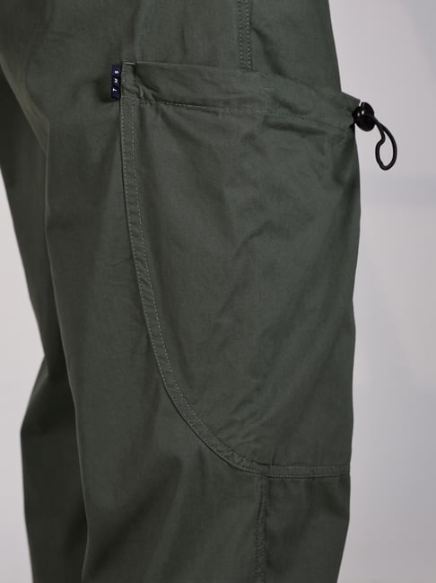 Thomas Scott Trousers & Chinos for Men in Olive