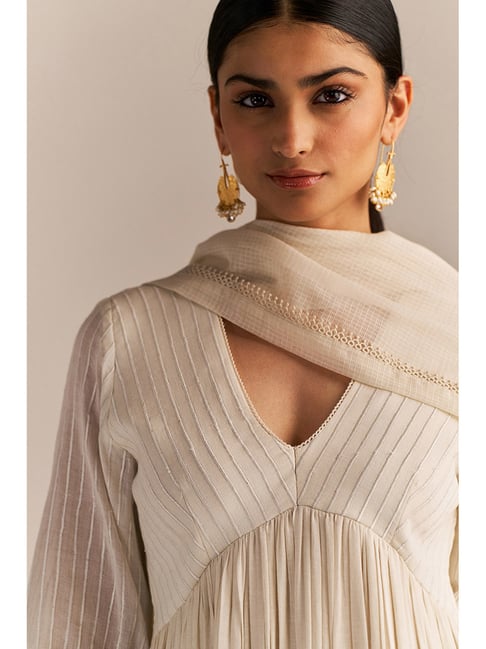 Women's Clothing Ganga Fashions Ethnic Wear Suits with Top- 100% Mul ...