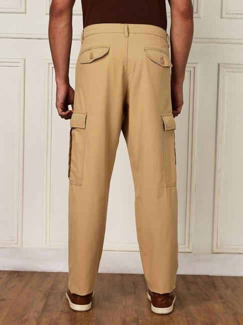 Thomas Scott Beige Trousers & Chinos for Men