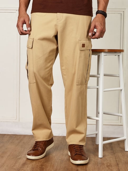Thomas Scott Trousers & Chinos for Men in Beige