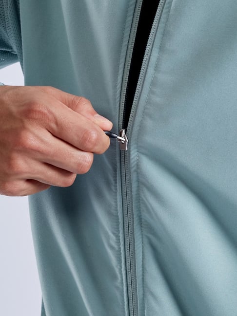Turquoise Blue Jackets by DOMYOS By Decathlon for Men