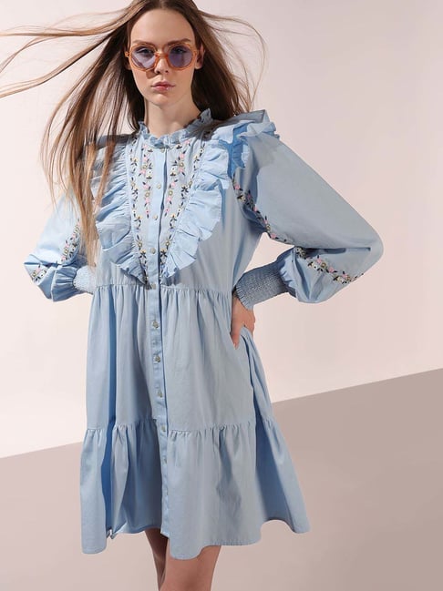 Women's Clothing Western wear Dresses from Vero Moda in Sky Blue