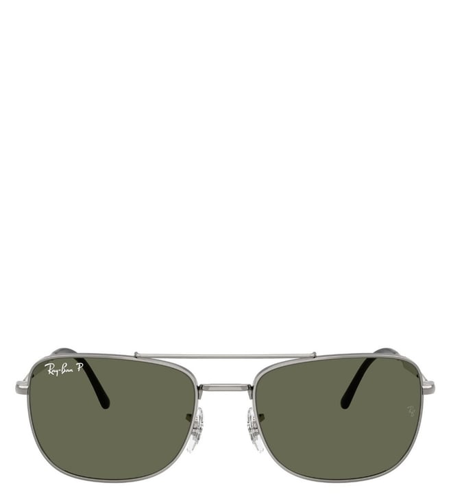 Buy Ray-Ban Core Green Unisex Sunglasses 0RB3755004/5859 Online @ Tata ...