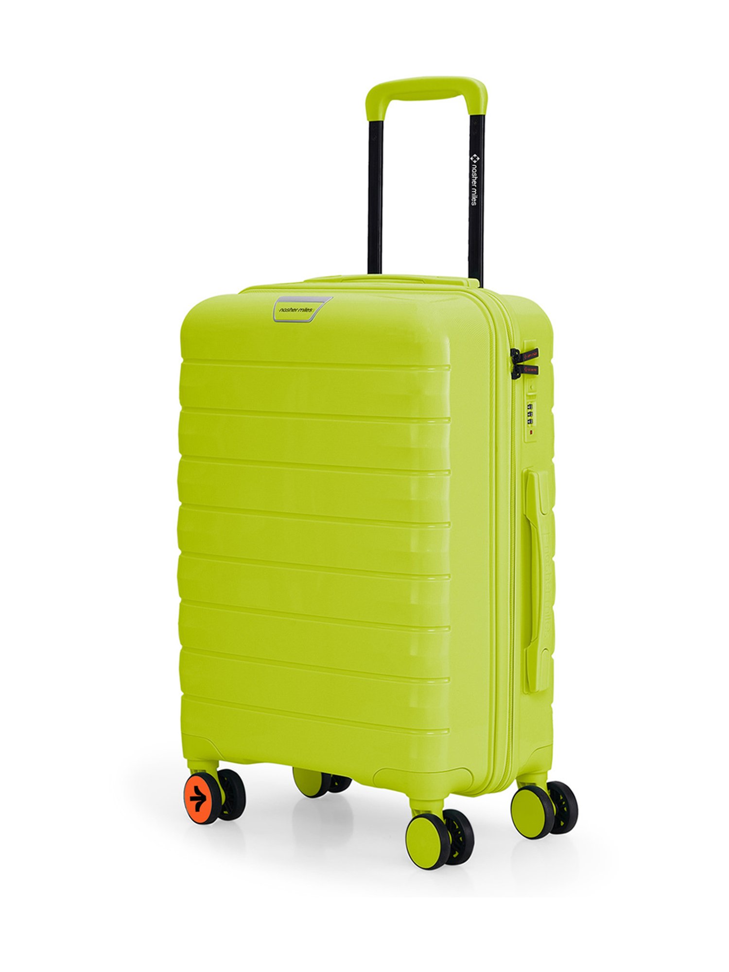 Nasher Miles Vienna Hard Cabin Luggage 55cm 8 Wheels Small Trolley Bag ...
