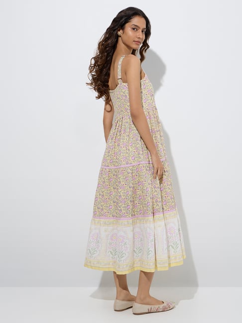 Women's Clothing Bombay Paisley Yellow Dresses