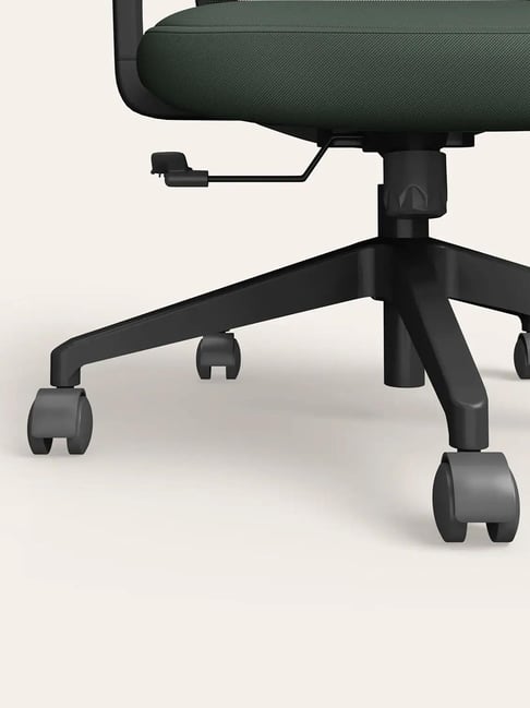 Godrej Interio Fabric Office Arm Chair Grey, Optional Installation ...