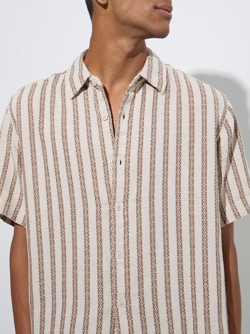 ETA Shirts for Men in Light Beige