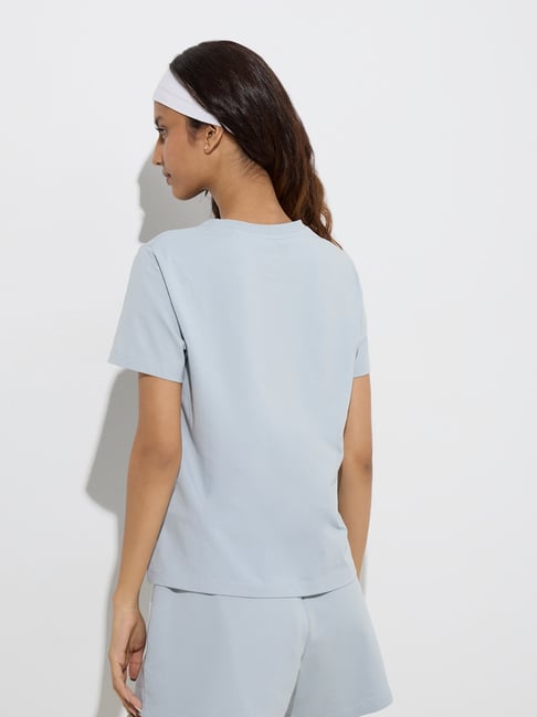 Women's Clothing Studiofit Women Dusty Blue T-shirts