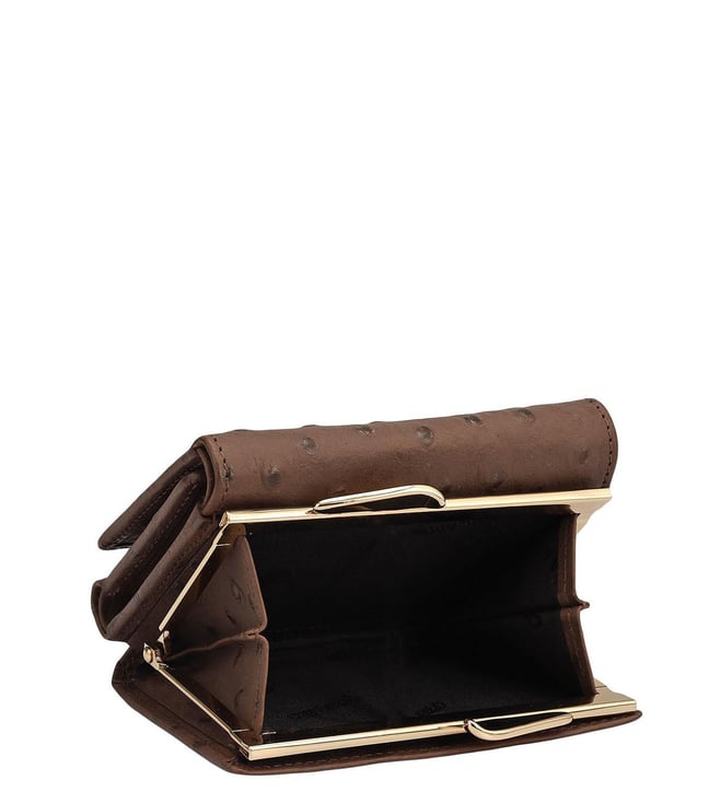 Buy Da Milano Brown Leather Women Wallet for Mens Online @ Tata CLiQ Luxury