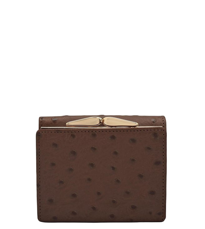 Buy Da Milano Brown Leather Women Wallet for Mens Online @ Tata CLiQ Luxury