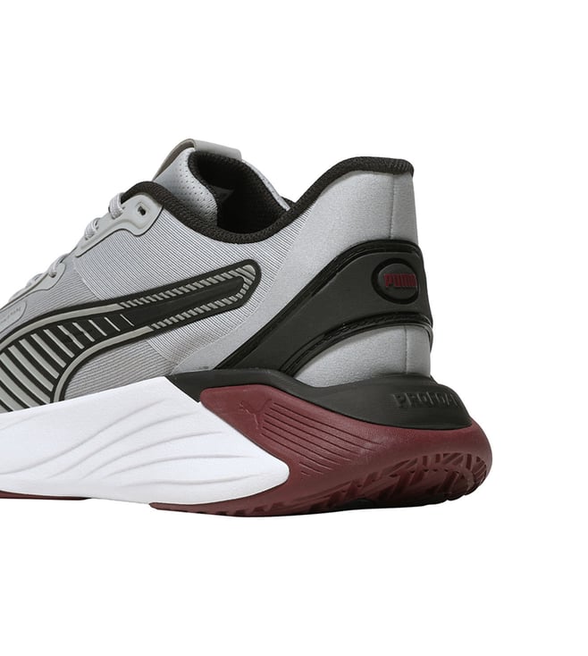 Buy Puma Unisex Grey Echo, Ruby Shimmer & Black PWR Hybrid Training ...