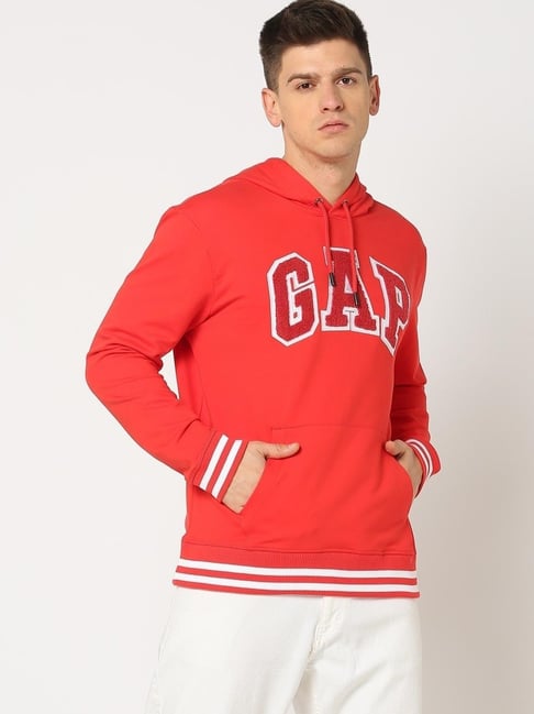 GAP Men Sweatshirts in Red