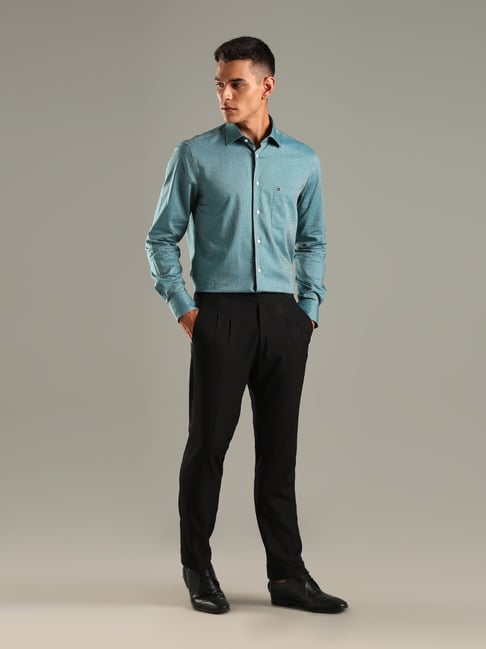 Green Shirts by TOMMY HILFIGER for Men