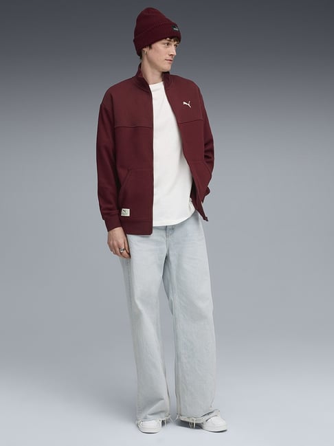 Jackets by Puma in Ruby Shimmer for Men