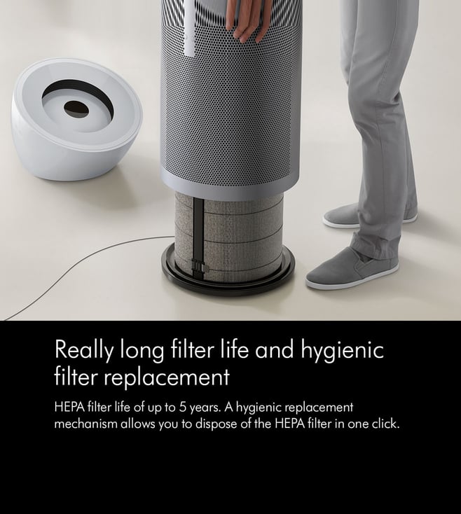 Buy DYSON White & Silver ABS Plastic Big + Quiet BP 02 Air Purifier ...