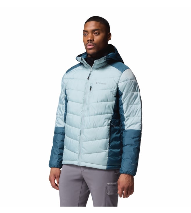 Columbia Men Blue OmniHeat Infinity Labyrinth Loop II Down Jacket