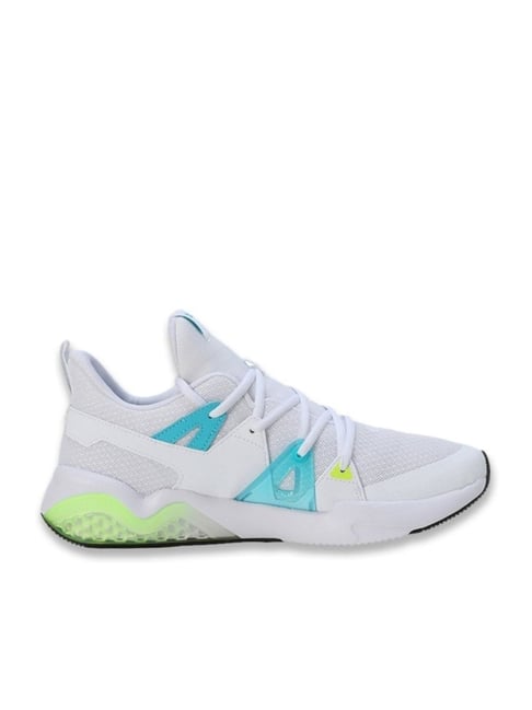 Puma White & Scuba Blue Running Sports Shoes