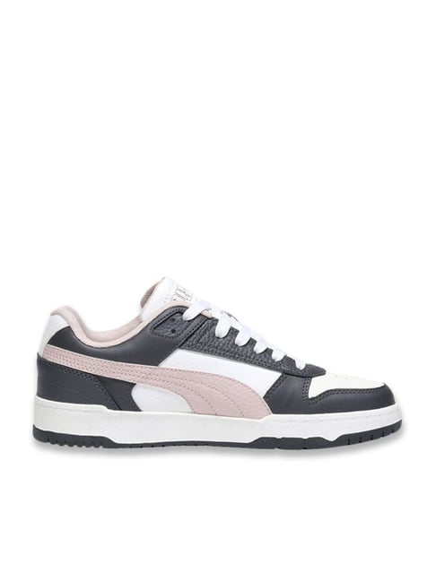 Puma White, Strong Grey & Mauve Mist Sneakers