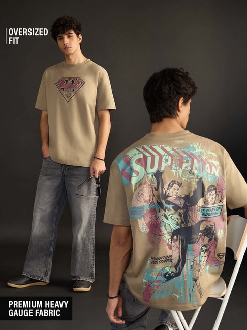 T-shirts & Polos by The Souled Store in Beige for Men