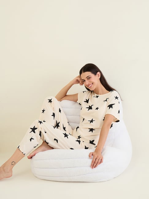 Women's Clothing Beige Sleepwear & Robes for Inner & Nightwear by Sweet ...