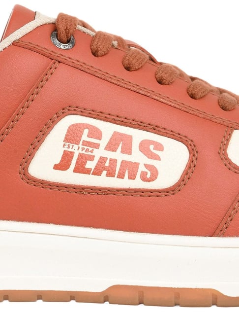 GAS White & Red Men Sneakers