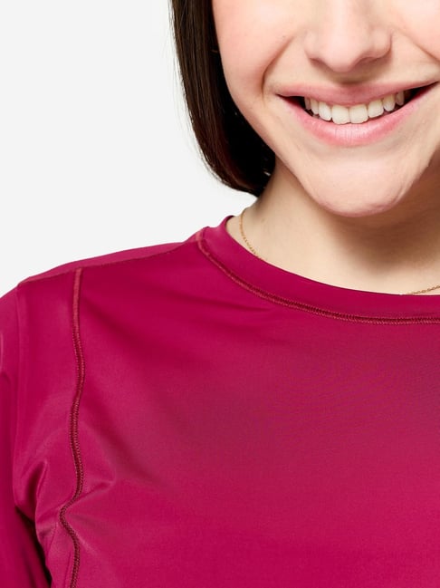 Women's Clothing DOMYOS By Decathlon Sports Wear Pink T-shirts with ...