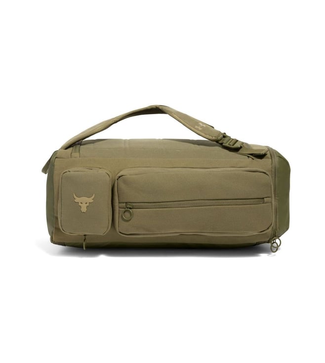UNDER ARMOUR Green Project Rock Duffle Backpack