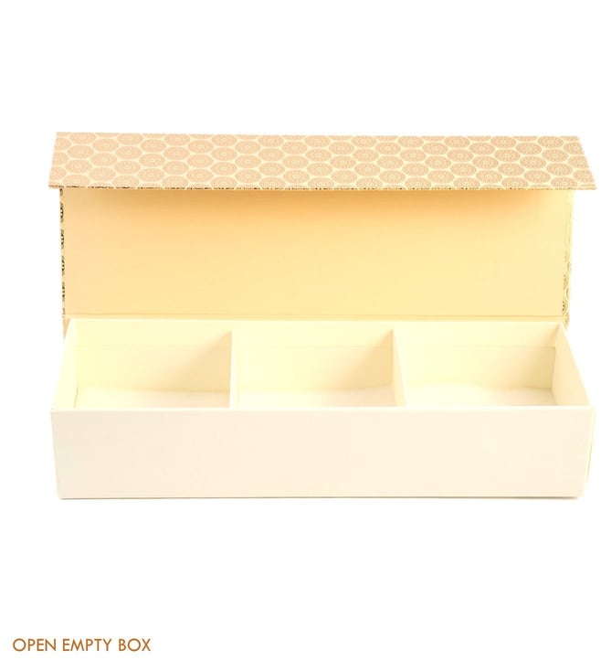 Buy Courtyard Blue And Gold Pure Brass Gift Box for Home Online @ Tata ...