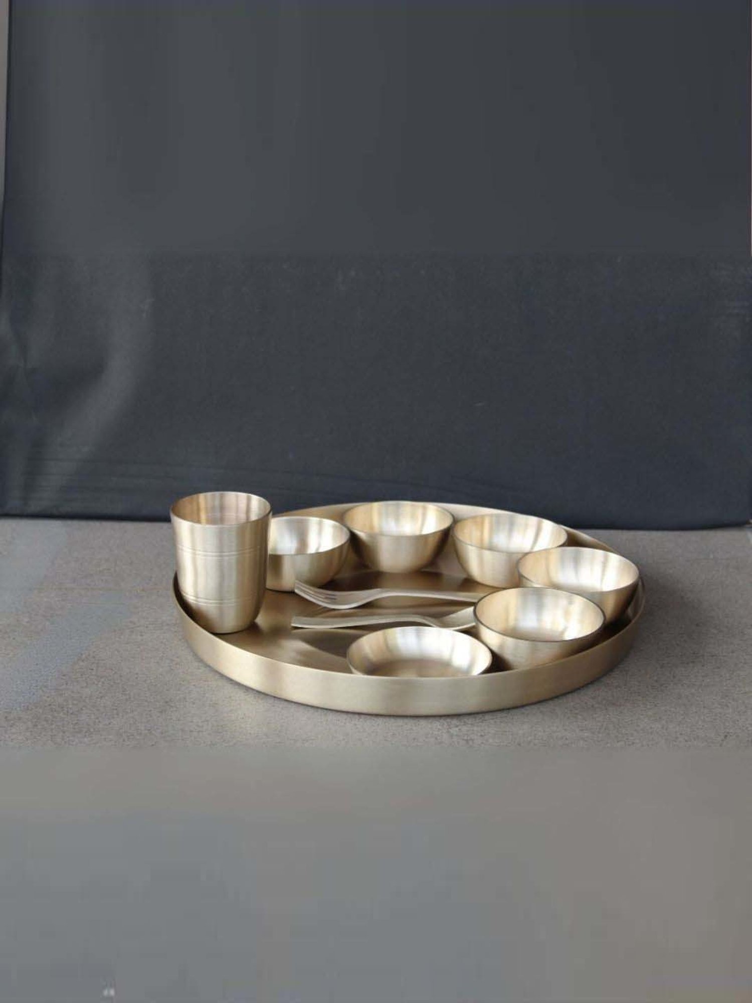 Indian Bartan Bronze Kansa Dinner Sets