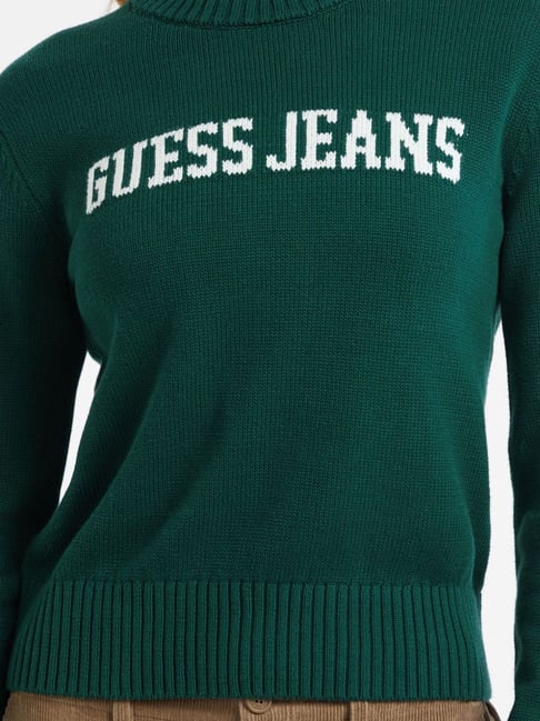 Women's Clothing Guess Jeans Western wear Sweaters with 100% Cotton Fabric